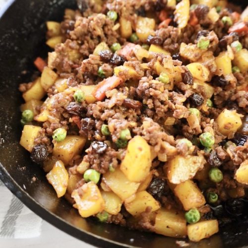 Filipino Potato Ground Beef Carrot